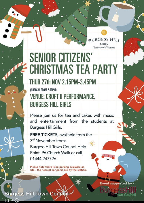 WhatSenior Citizen Christmas Tea Party - Thursday 27 November - 2:15pm ...
